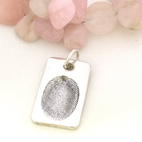 Small Fingerprint Charm
